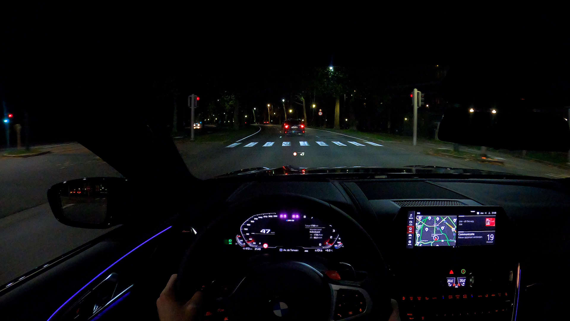 BMW M8 COMPETITION GRAN COUPÉ 625 HP NIGHT POV TEST DRIVE IN BRUSSELS ...